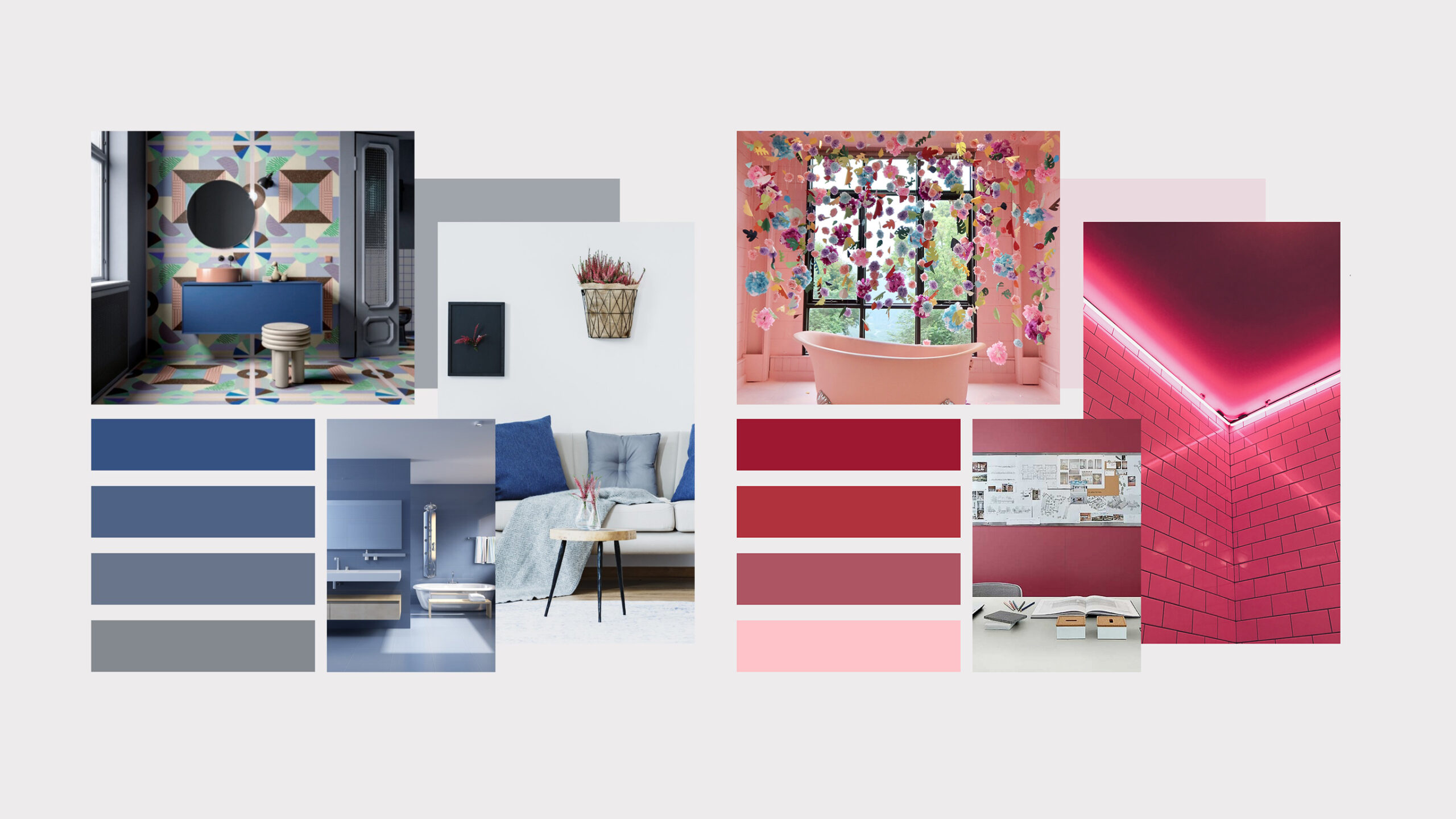 Matching colours in Interior Design. - Tilelook Blog