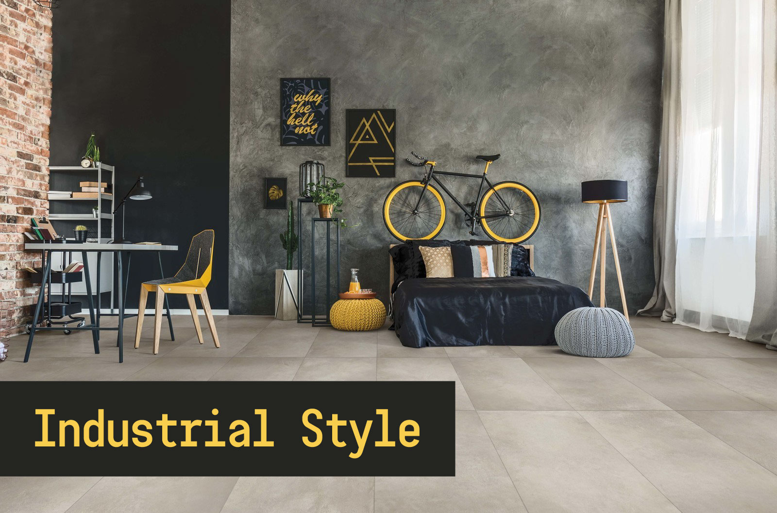 Industrial Style: How to choose the right floor and wall finishes