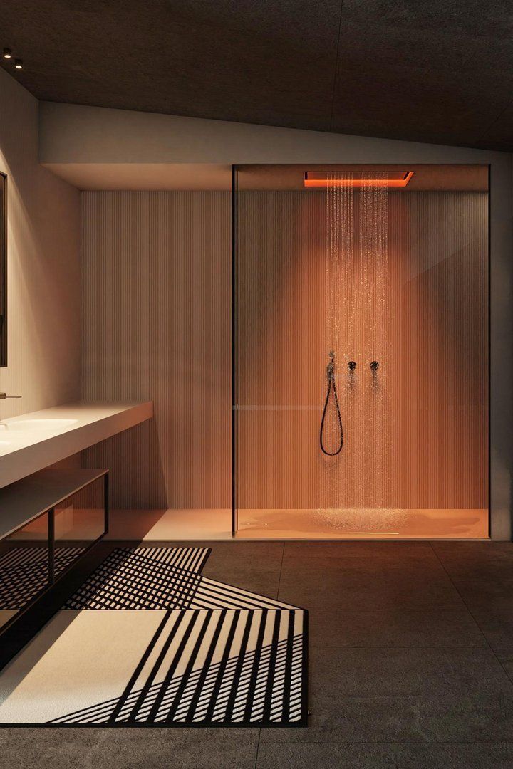 The choice between bath or shower
